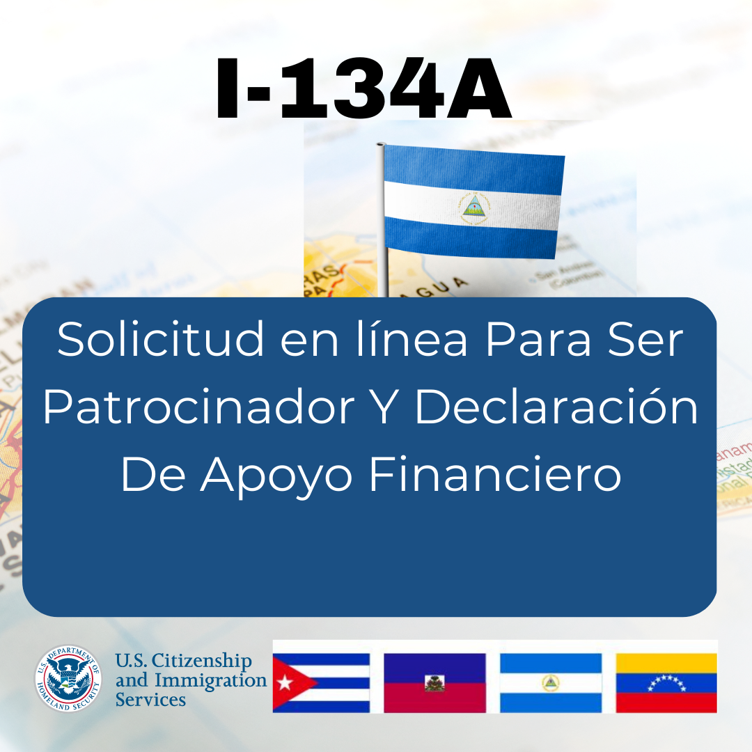 I-134A – Request to be a Supporter (efiling info only) – Olvera ...